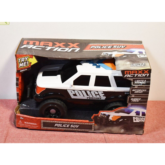 Unbranded | Toys | Maxx Action Large Police Suv Lights Sounds Motorized ...